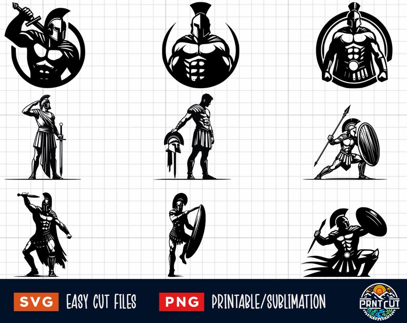 33 Gladiators Bundle, Gladiator Svg, Gladiator Png, Gladiator Clipart ...