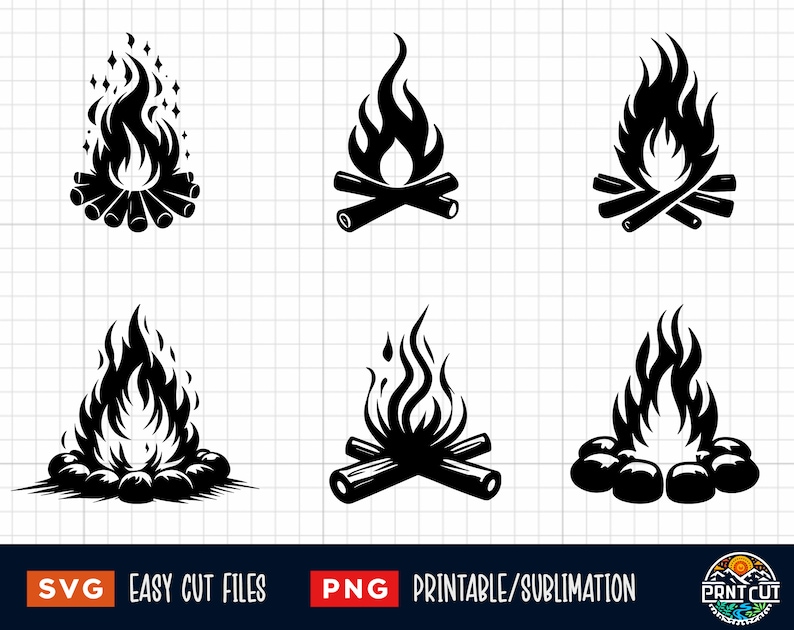 30 Campfire SVG Bundle, Campfire Svg, Campfire Png, Camp Fire Svg Png ...