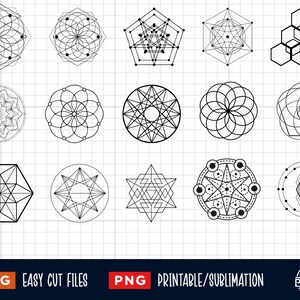 35 Sacred Geometry SVG Bundle, Sacred Geometry Svg, Sacred Geometry Png ...