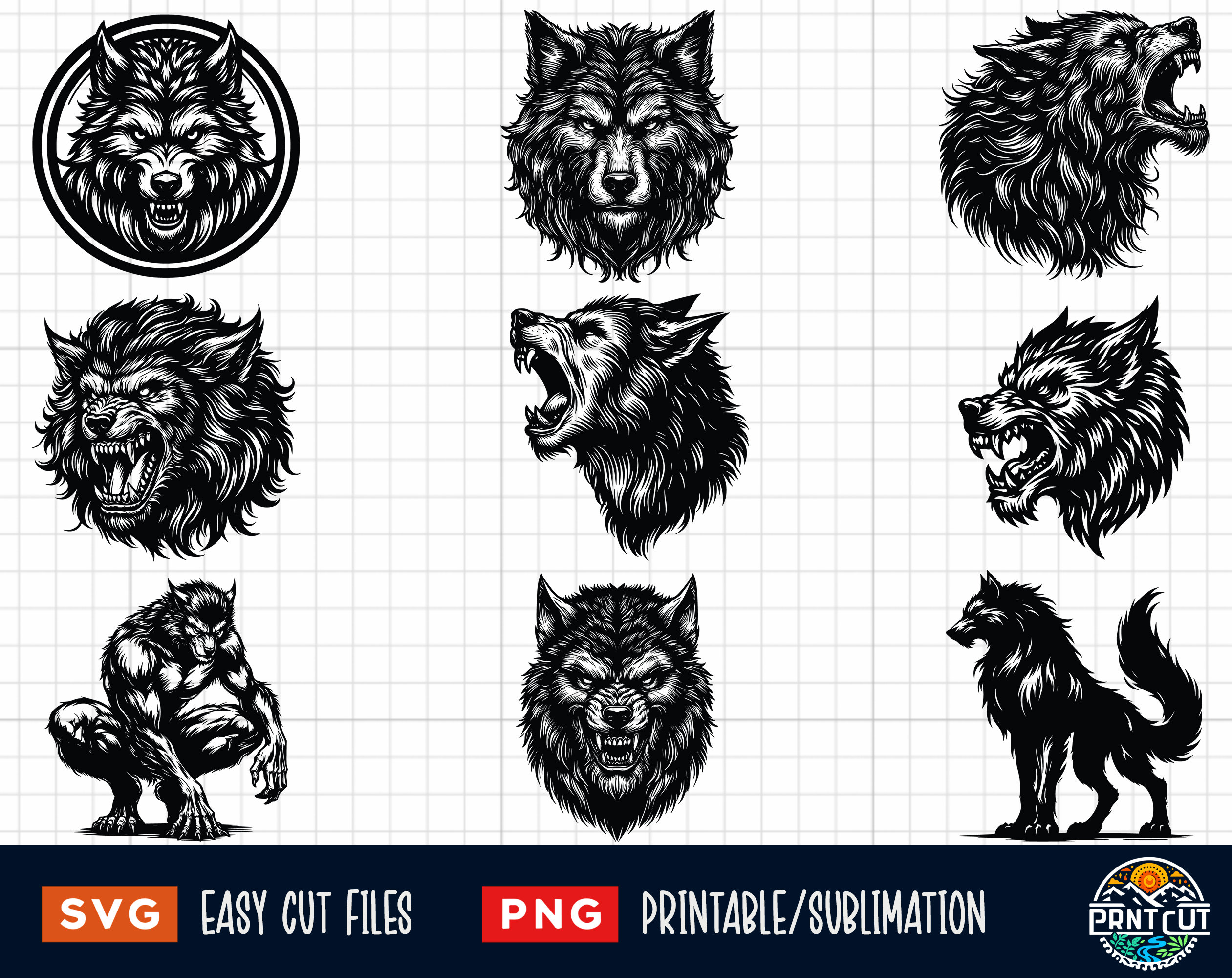 25 Werewolf Svg Bundle, Wolfman Svg Png, Wolf Man Svg, Beast Svg ...