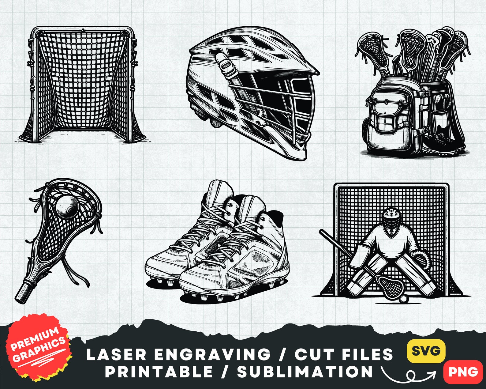 20 Lacrosse Svg Bundle, Lacrosse Svg, Lacrosse Clipart Png, Lacrosse ...