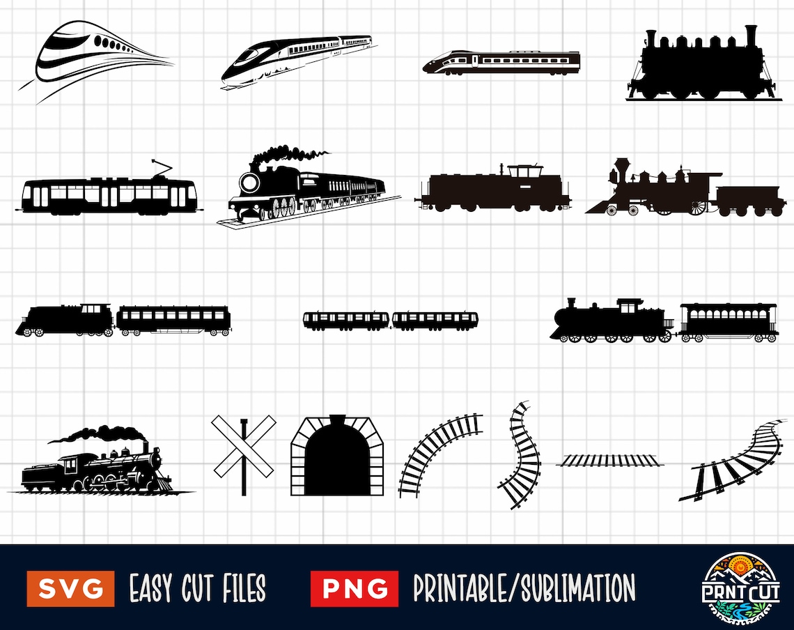 30 Train SVG Bundle Train Svg Train Png Trains Svg Png - Etsy Canada