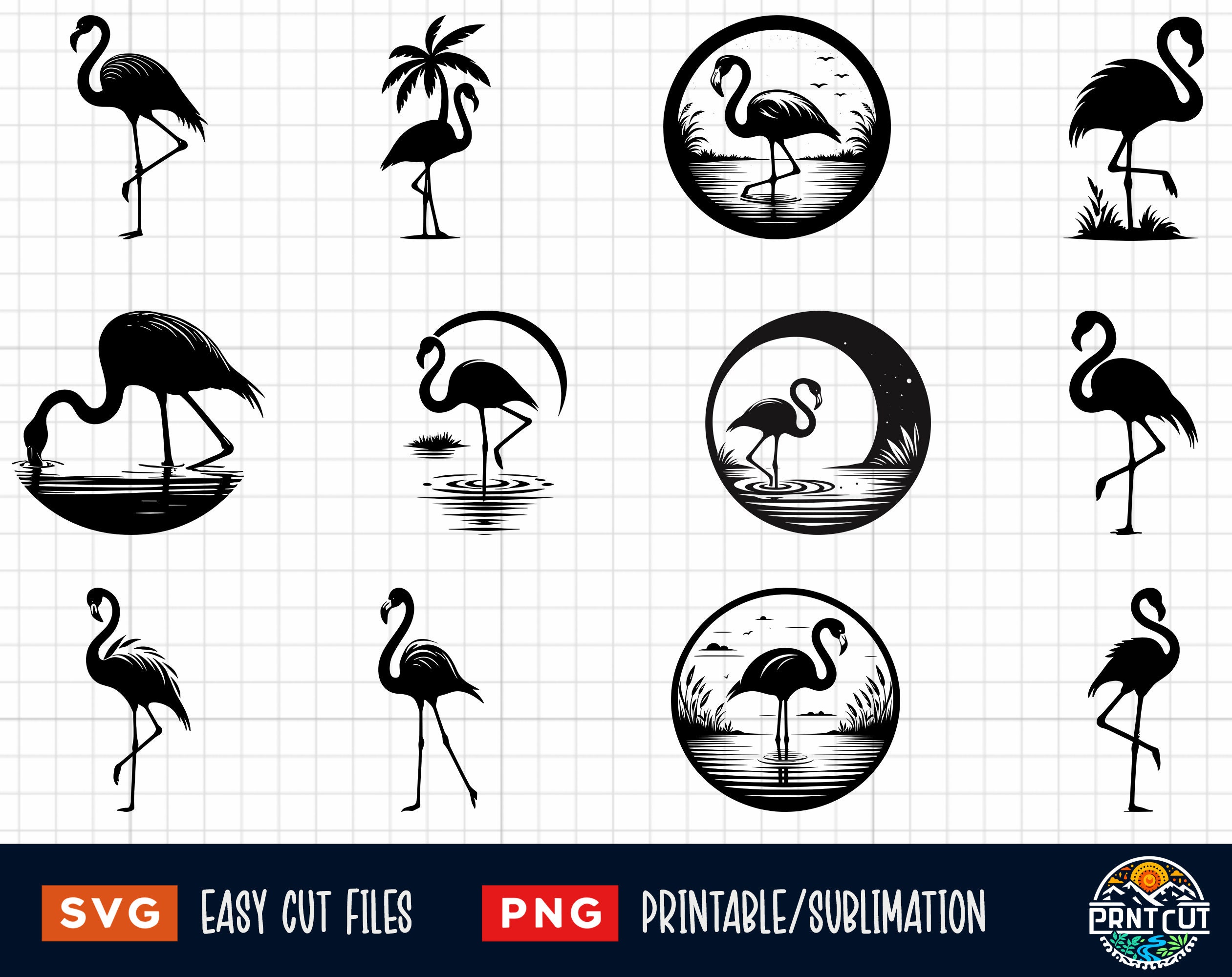 Flamingo Bundle, Flamingo Svg, Flamingo Png, Flamingos Svg Png ...