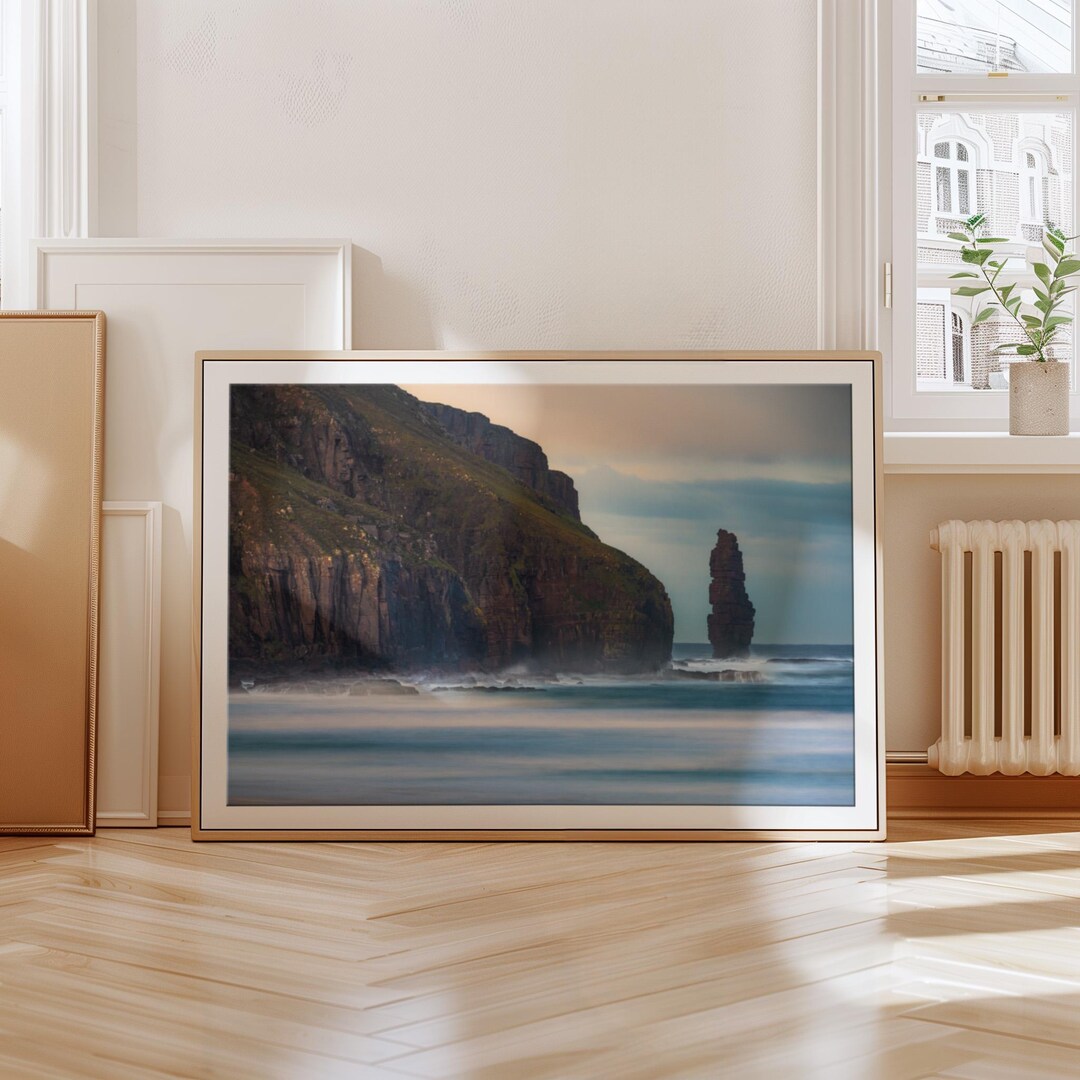 Sutherland Bay Seascape Wall Art, Scottish Coastal Landscape Fine Art ...