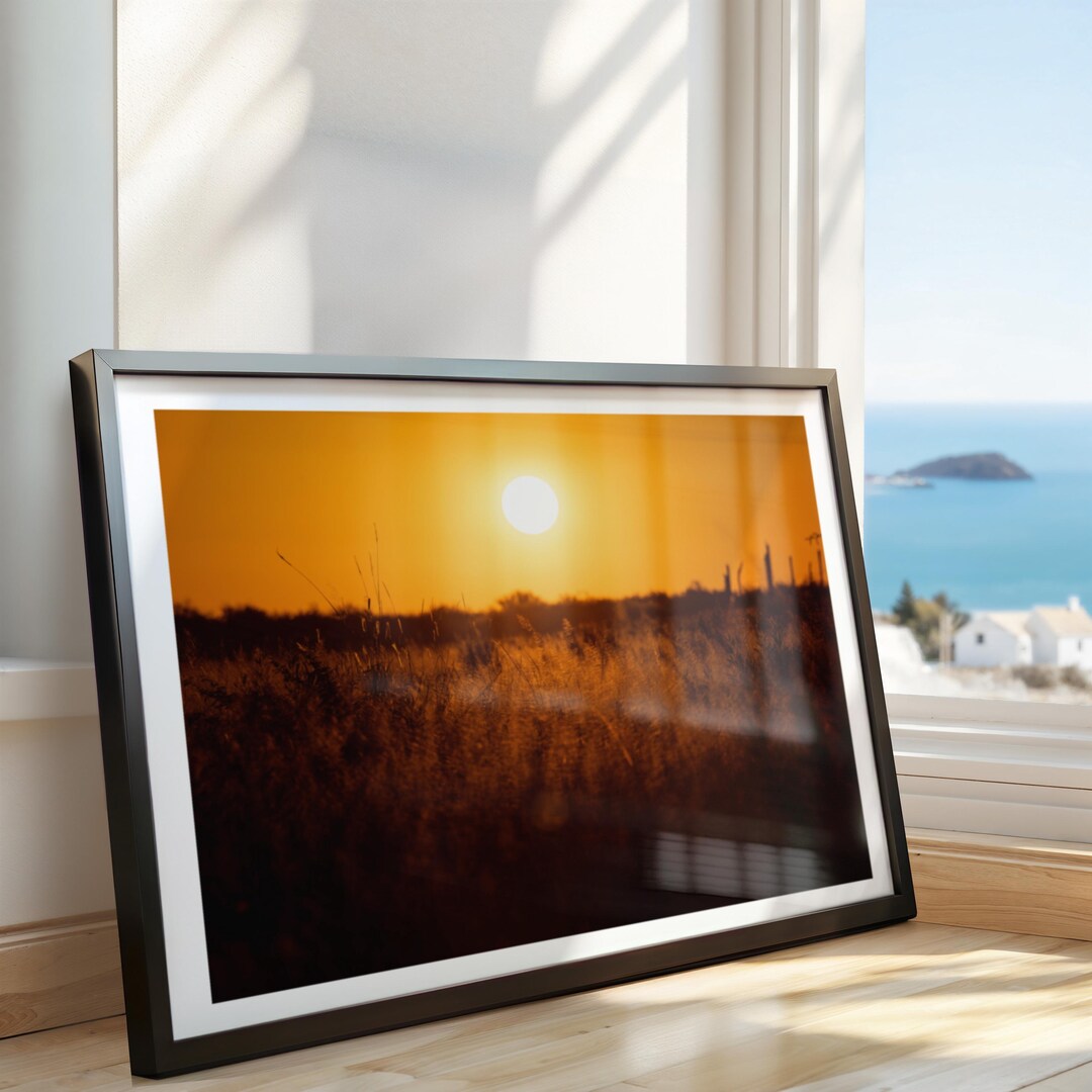 Kalahari Desert Sunset Photography Print, Botswana Fine Art Print ...