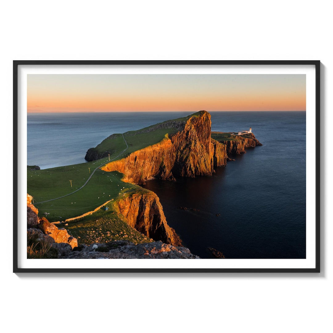 Isle of Skye Wall Art Print, Neist Point Lighthouse Wall Art, Giclée ...