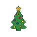 Colored Christmas Tree Clip Art PNG and JPG - Etsy