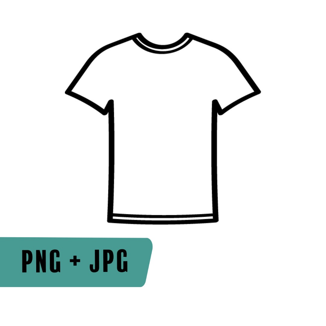 T-shirt Clip Art PNG and JPG - Etsy