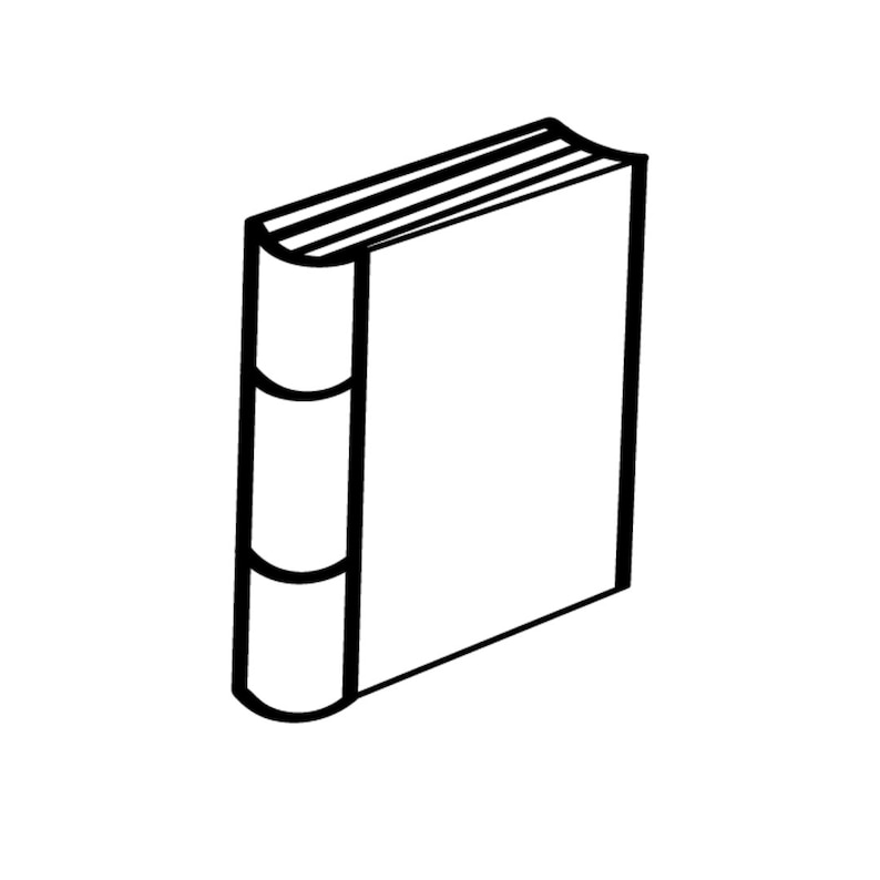 Closed Book Clip Art PNG and JPG - Etsy