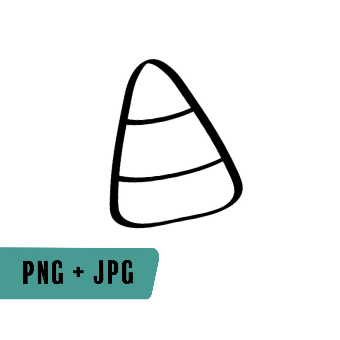 Halloween Candy Corn Clip Art PNG and JPG - Etsy