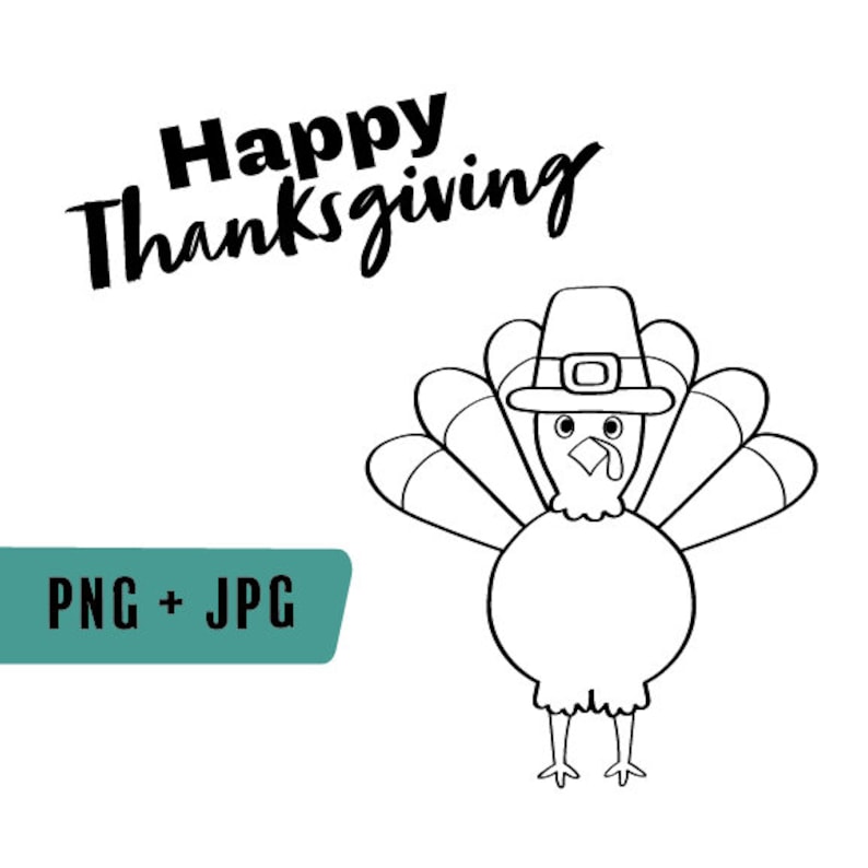 Thanksgiving Clip Art PNG and JPG - Etsy