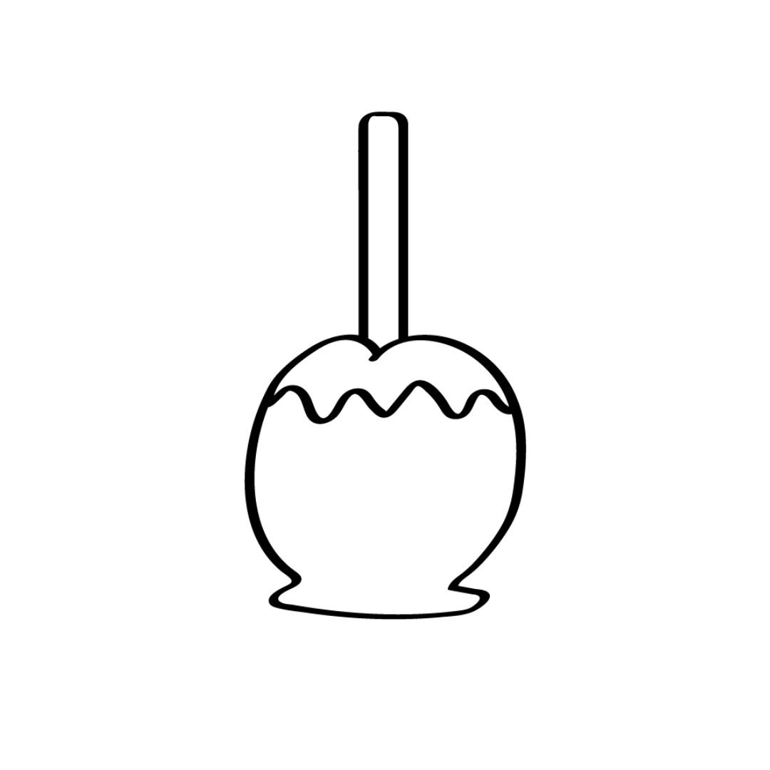 Caramel Apple Clip Art PNG and JPG - Etsy