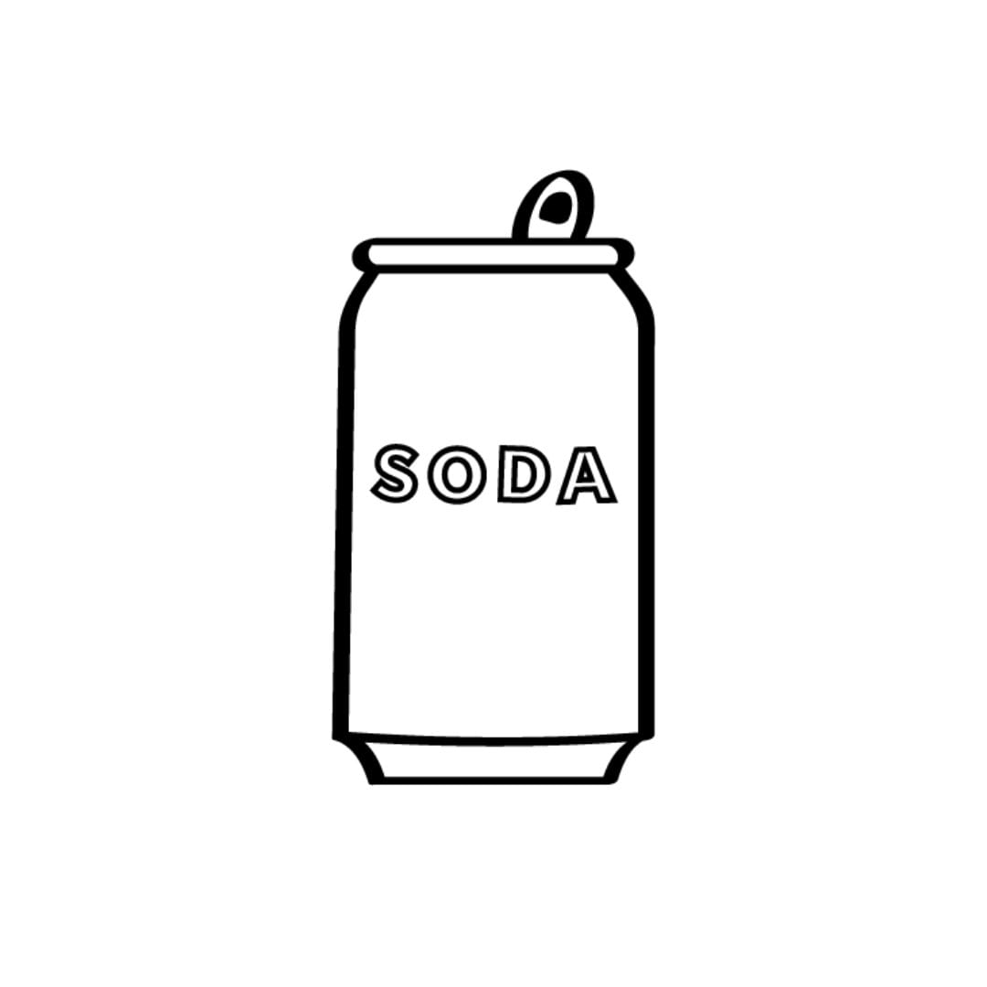 Soda Can, Pop Clip Art PNG and JPG - Etsy