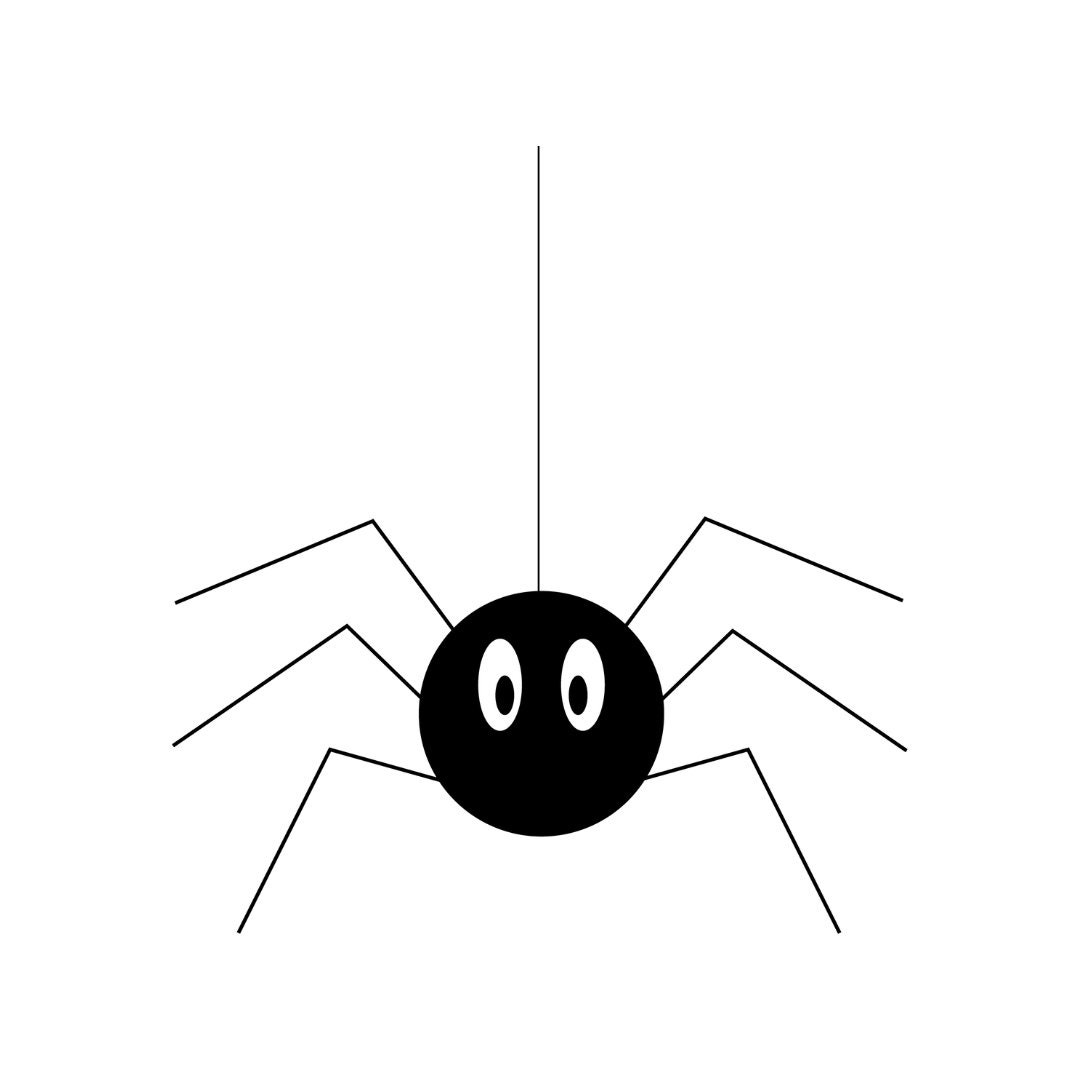 Spider Clip Art PNG and JPG - Etsy