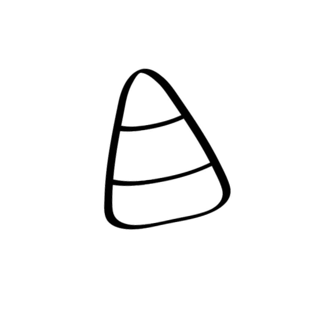 Halloween Candy Corn Clip Art PNG and JPG - Etsy