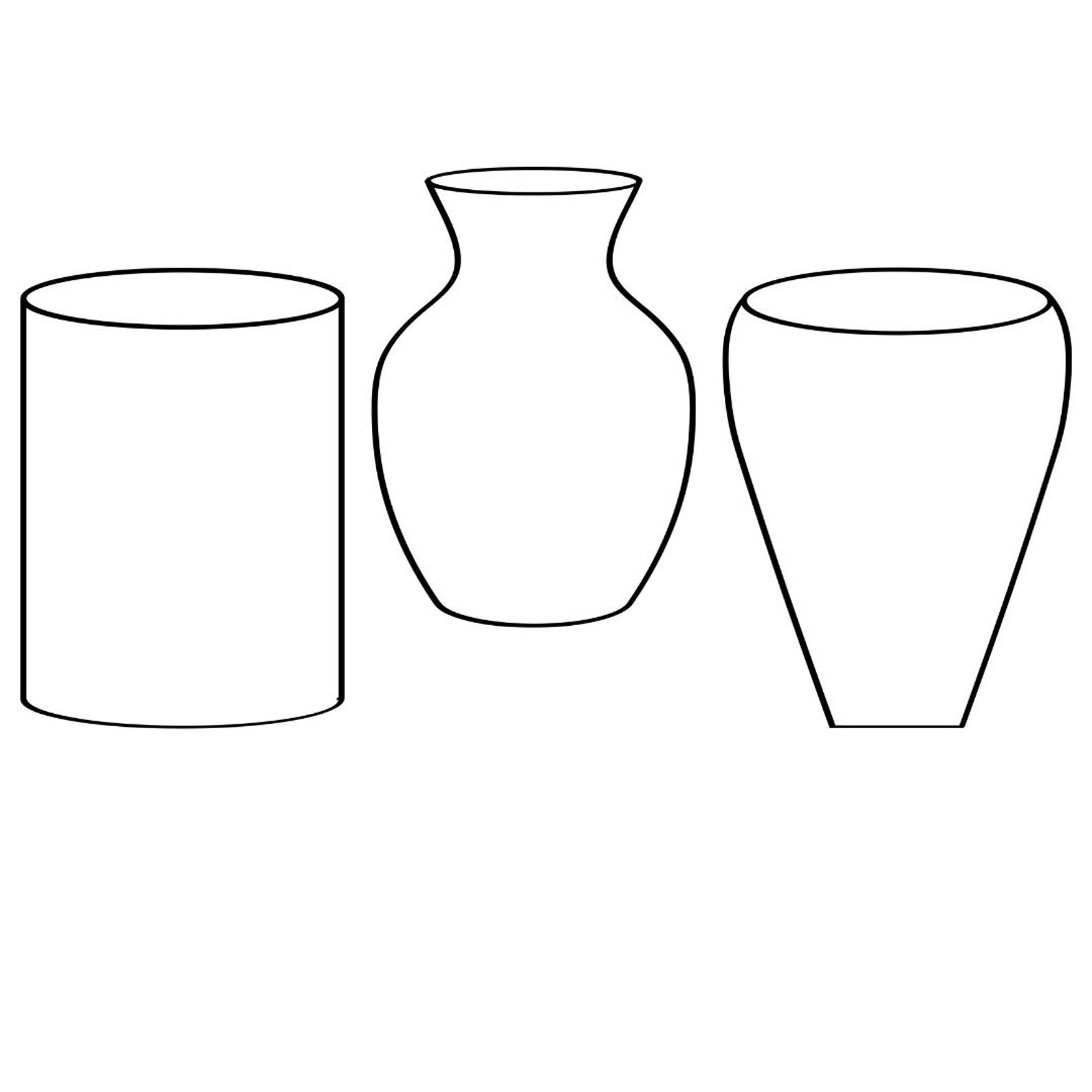 Flower Vases Clip Art PNG and JPG, Pottery Clip Art - Etsy