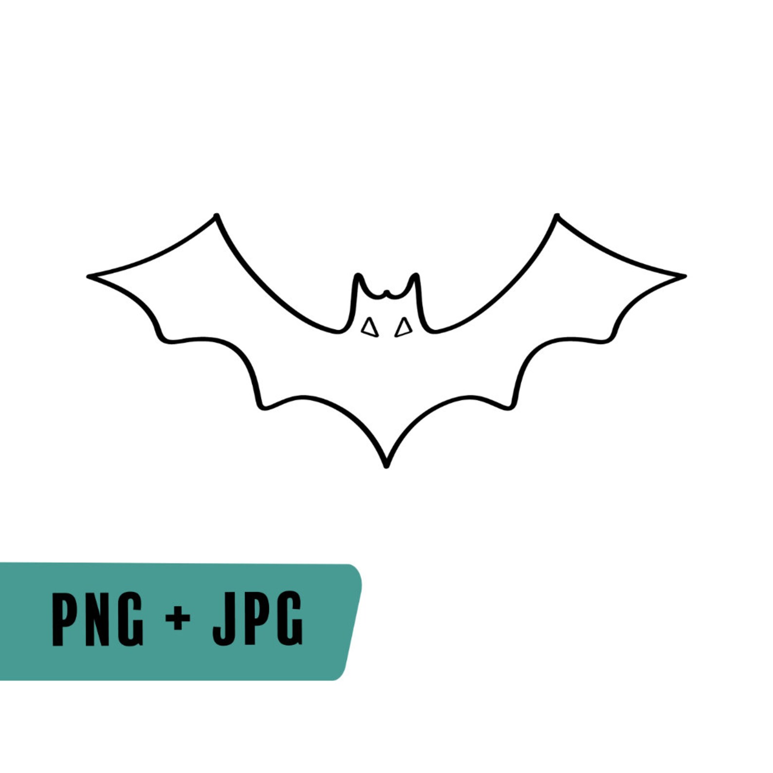 Bat Clip Art PNG and JPG - Etsy