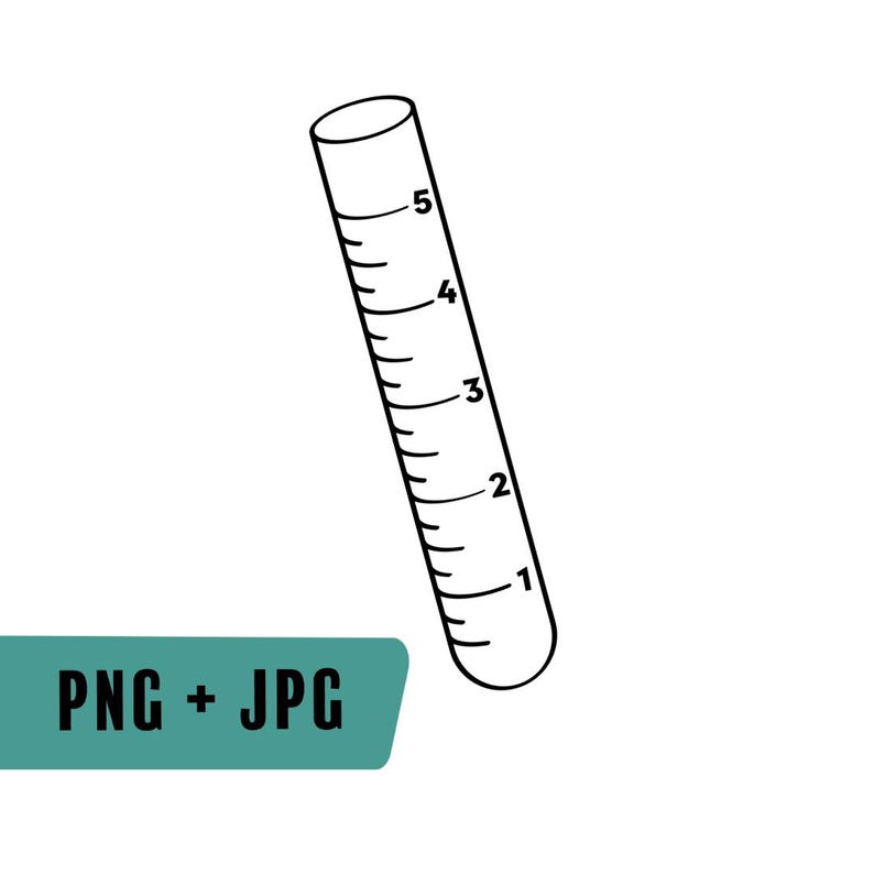 Science Test Tube, Beaker Clip Art PNG and JPG - Etsy