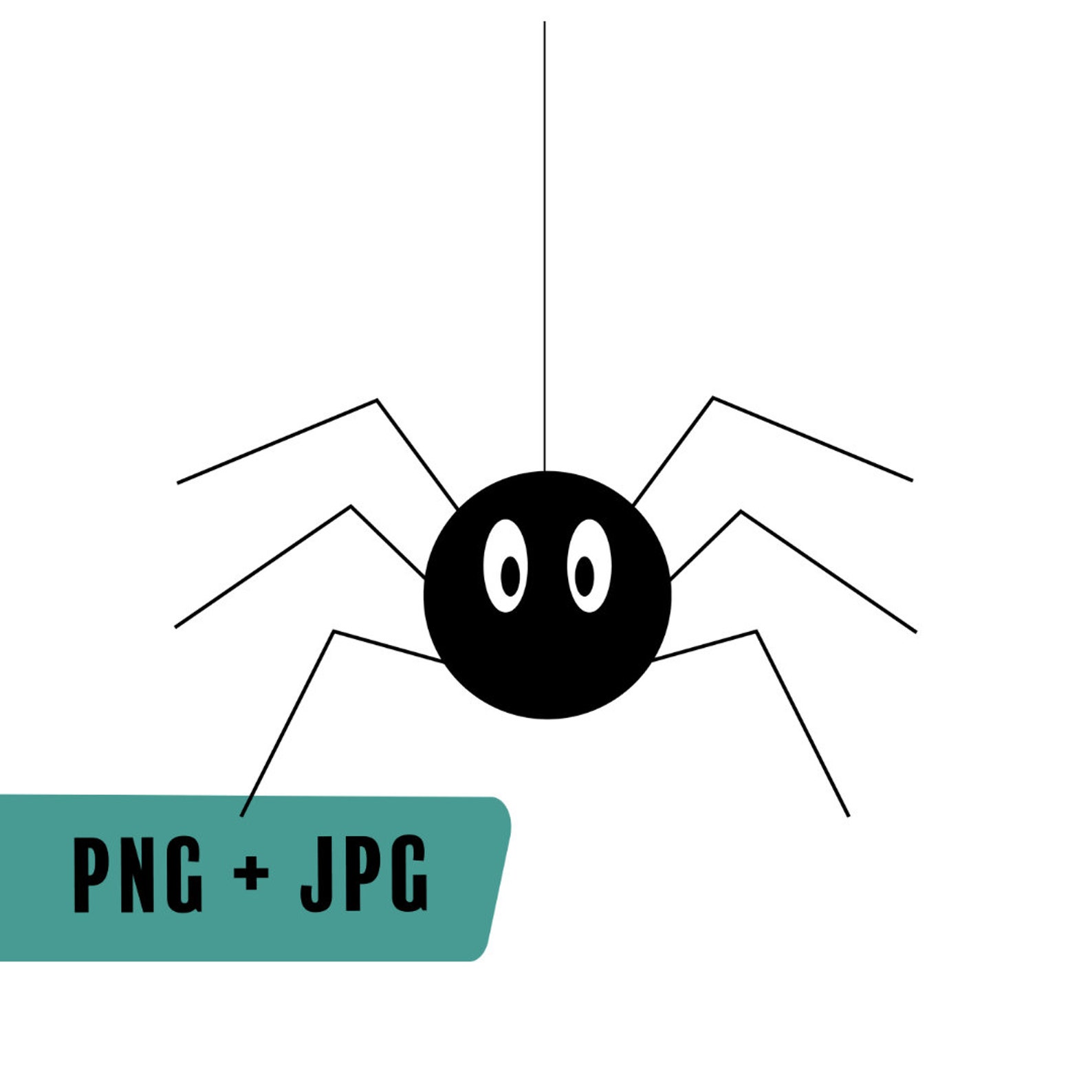 Spider Clip Art PNG and JPG - Etsy