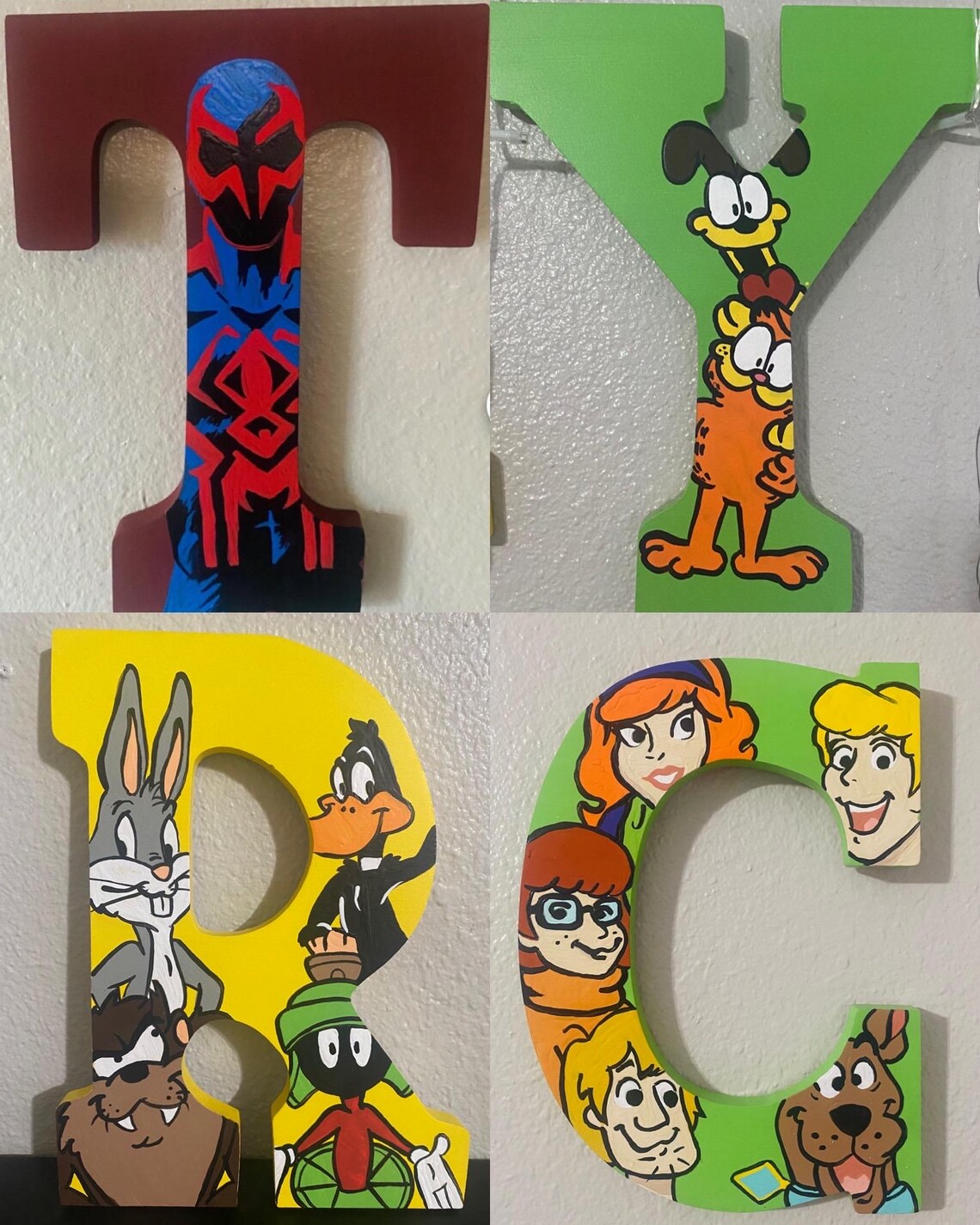 CUSTOM Painted Letters - Etsy