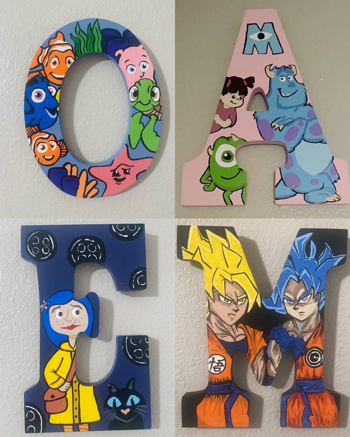 CUSTOM Painted Letters - Etsy