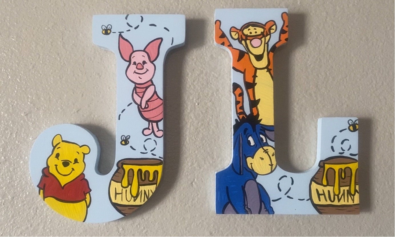 CUSTOM Painted Letters - Etsy