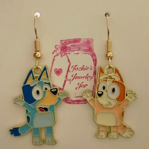 Handmade Bluey Inspired Earrings, Necklaces and Bracelets - Etsy