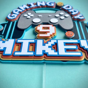 Gamer Cake Topper - Etsy