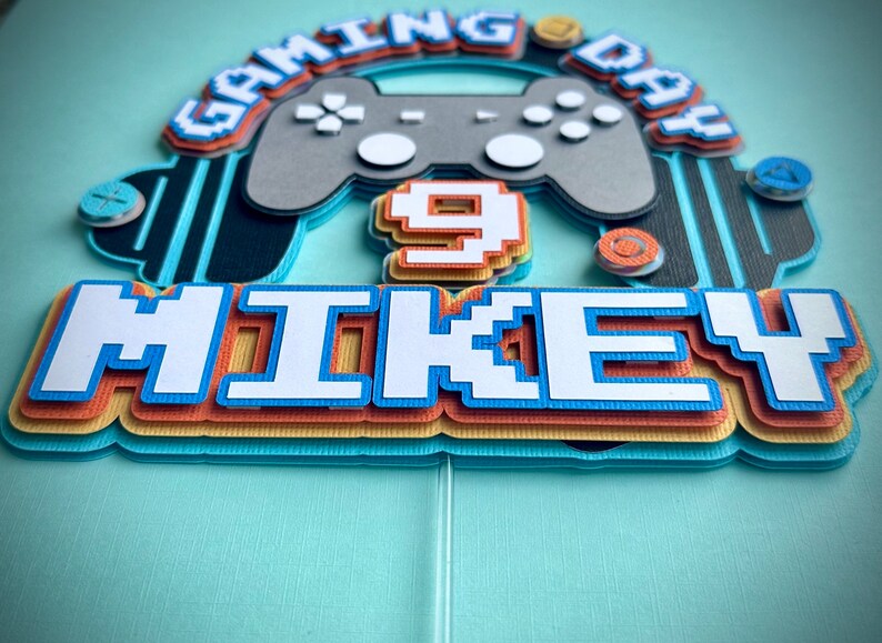 Gamer Cake Topper - Etsy