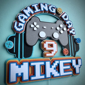 Gamer Cake Topper - Etsy