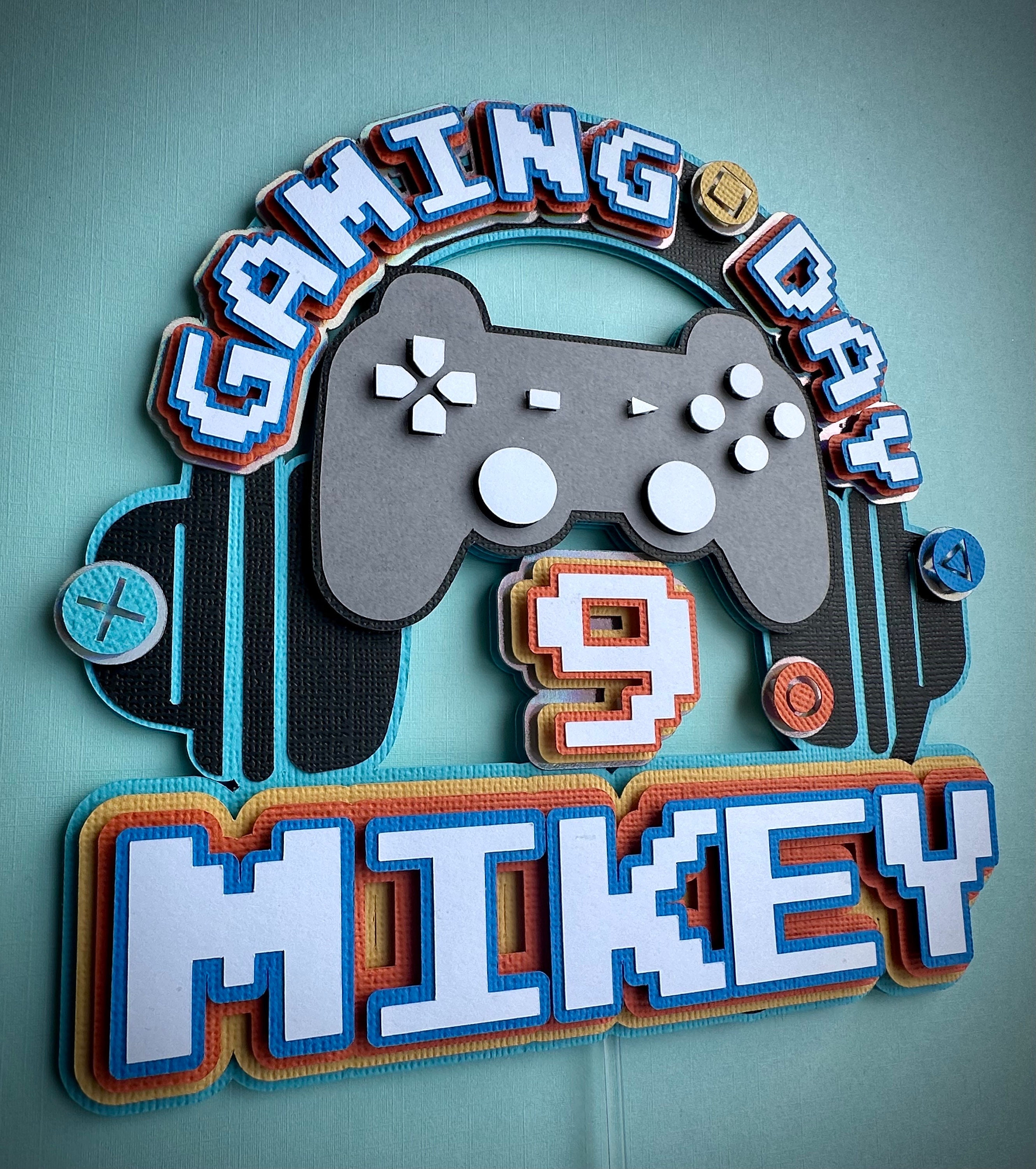 Gamer Cake Topper - Etsy