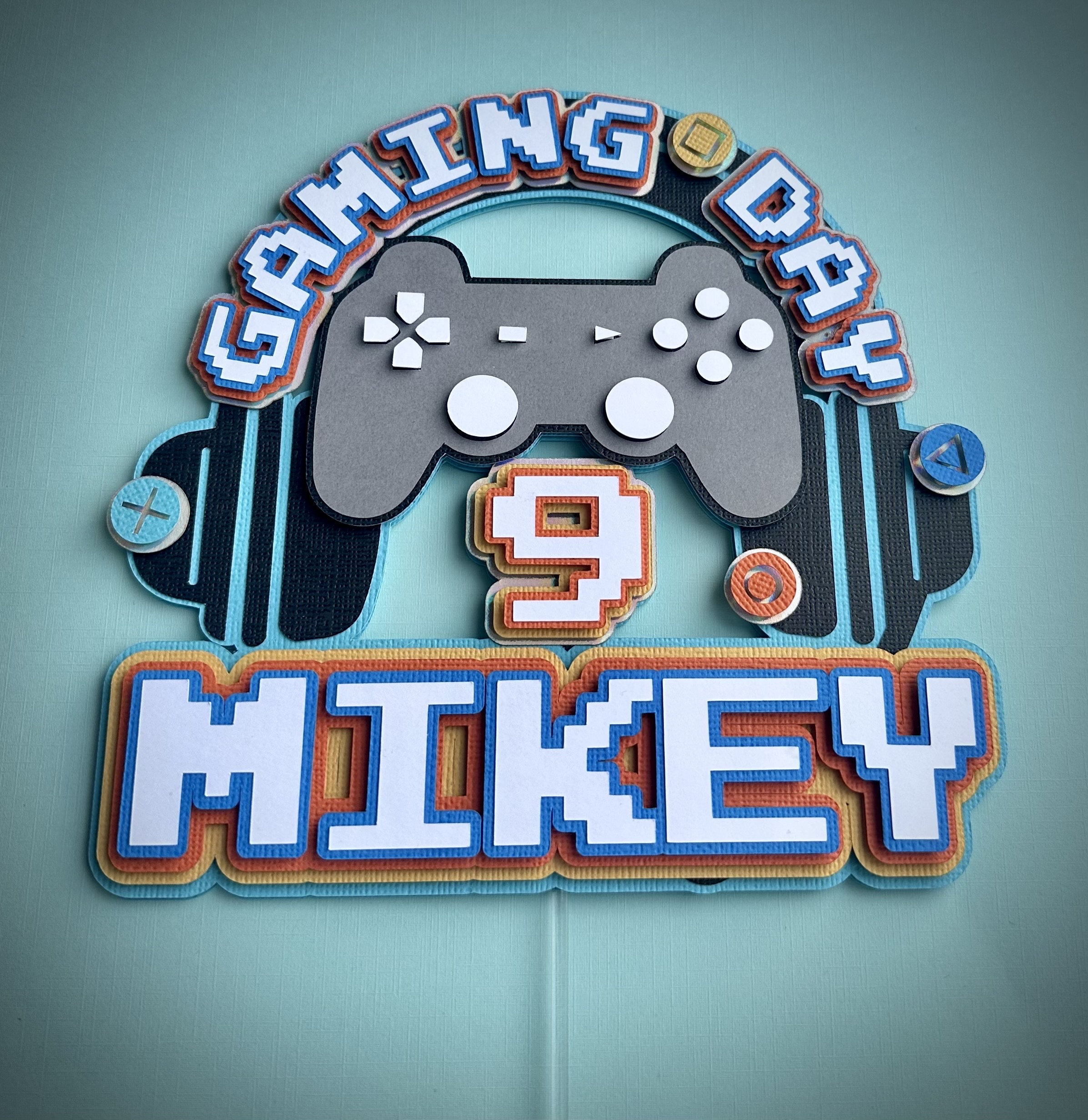 Gamer Cake Topper - Etsy