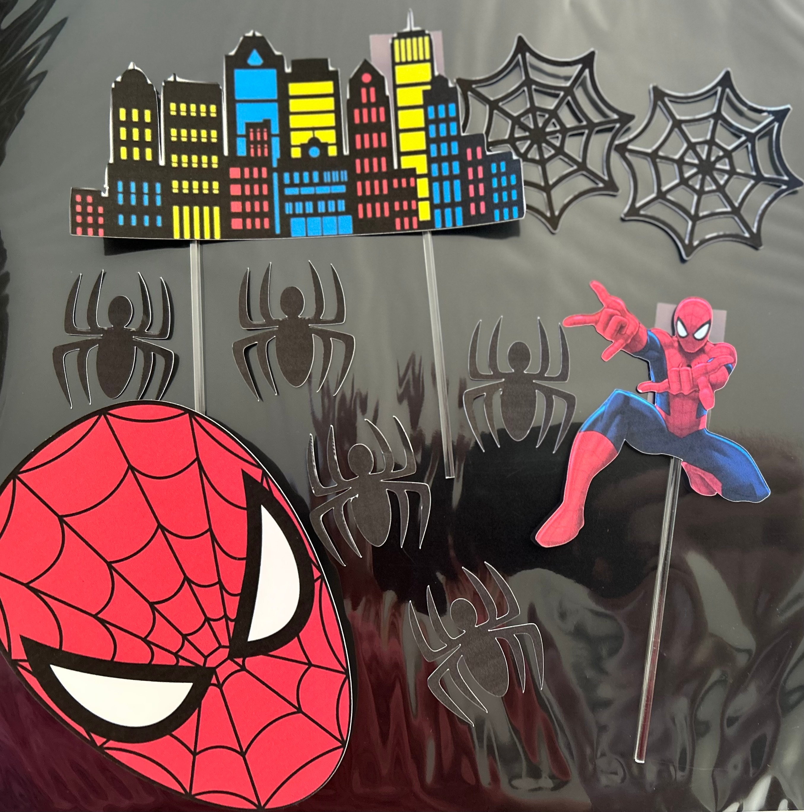 Spider-man Topper Set - Etsy
