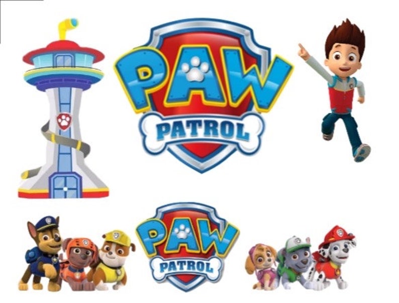 Paw Patrol Topper Set - Etsy