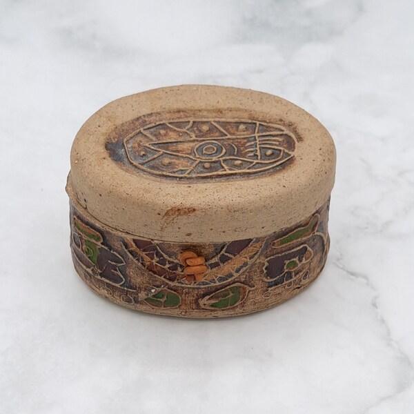 Pottery Trinket Box - Etsy