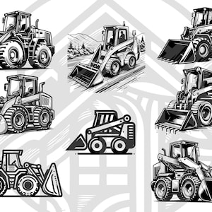 Loader SVG, Loader Truck Clipart, Construction Clipart, Svg Png Eps Dxf ...