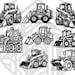 Loader SVG, Loader Truck Clipart, Construction Clipart, Svg Png Eps Dxf ...