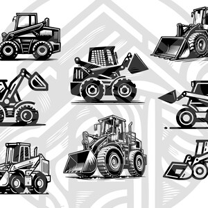 Loader SVG, Loader Truck Clipart, Construction Clipart, Svg Png Eps Dxf ...