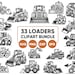 Loader SVG, Loader Truck Clipart, Construction Clipart, Svg Png Eps Dxf ...