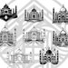 15 Taj Mahal SVG Clipart Bundle, Taj Mahal Png Svg Eps Dxf, Taj Mahal ...