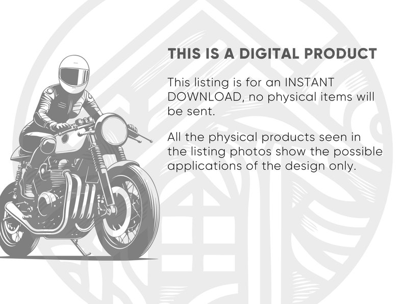 Cafe Racer SVG, Motorcycle SVG, Cafe Racer SVG Clipart, Vintage Retro ...
