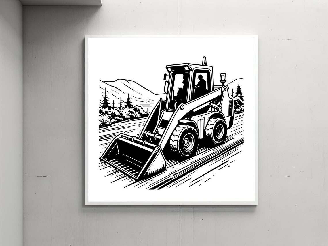 Loader SVG, Loader Truck Clipart, Construction Clipart, Svg Png Eps Dxf ...