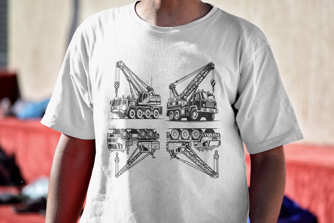 Crane SVG, Crane Clipart, Construction Clipart, Svg Png Eps Dxf, Crane ...