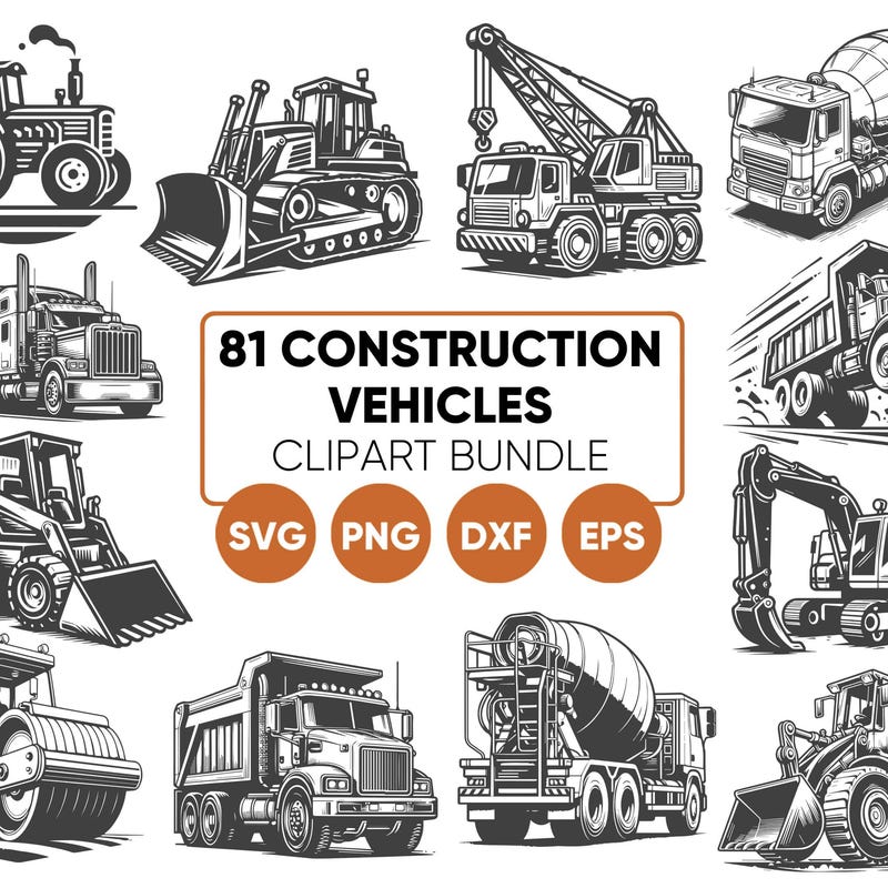 Crane Truck Svg - Etsy