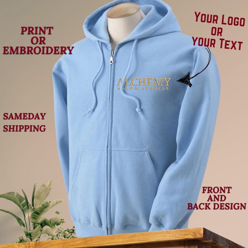 Custom Text Pull Over - Etsy