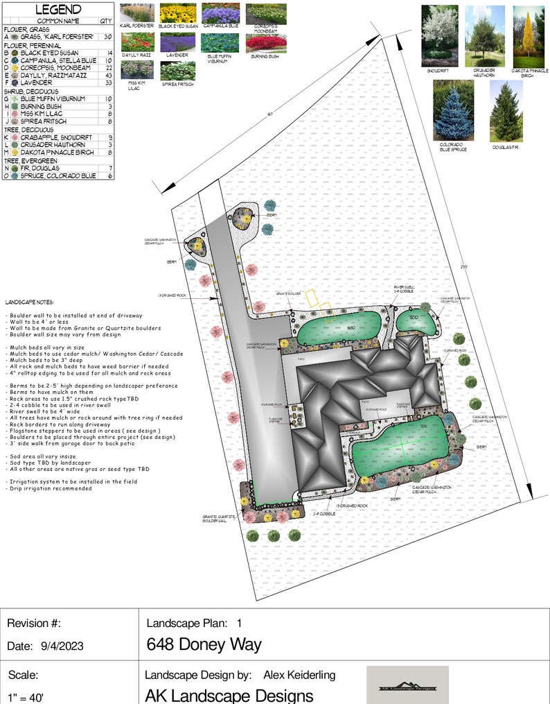 Landscape Design for Homes - Etsy