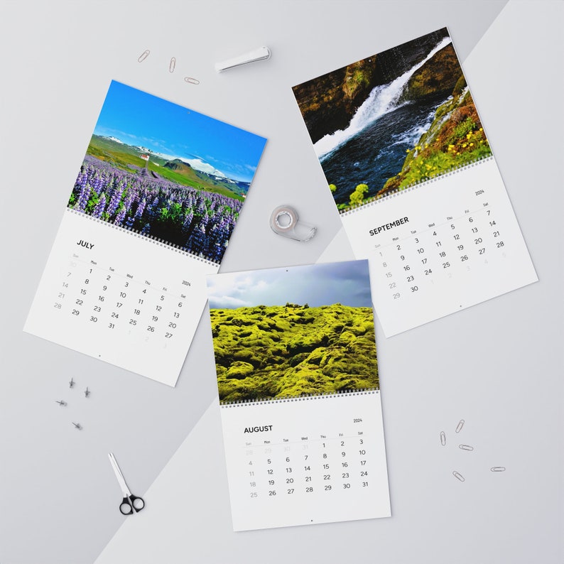 Iceland Hidden Places 2024 Calendar - Etsy