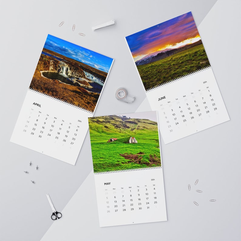 Iceland Hidden Places 2024 Calendar - Etsy
