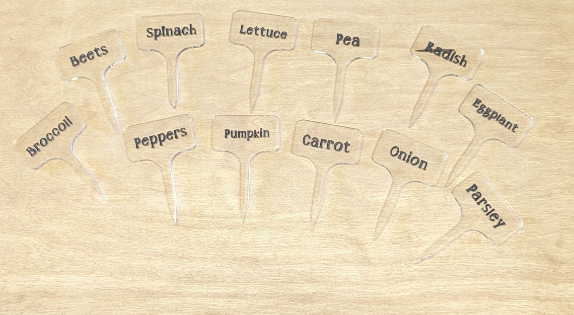 33 Garden Name Tags Svg Laser Cut Designs - Etsy