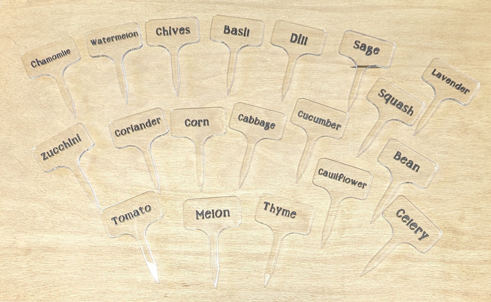 33 Garden Name Tags Svg Laser Cut Designs - Etsy